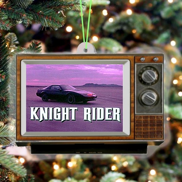 Telesca | Holiday | Knight Rider Show Kitt Car Tv Set Retro Christmas ...